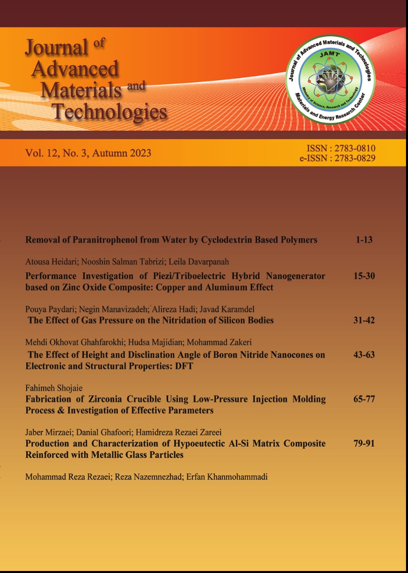 Performance Investigation of Piezi/Triboelectric Hybrid Nanogenerator ...